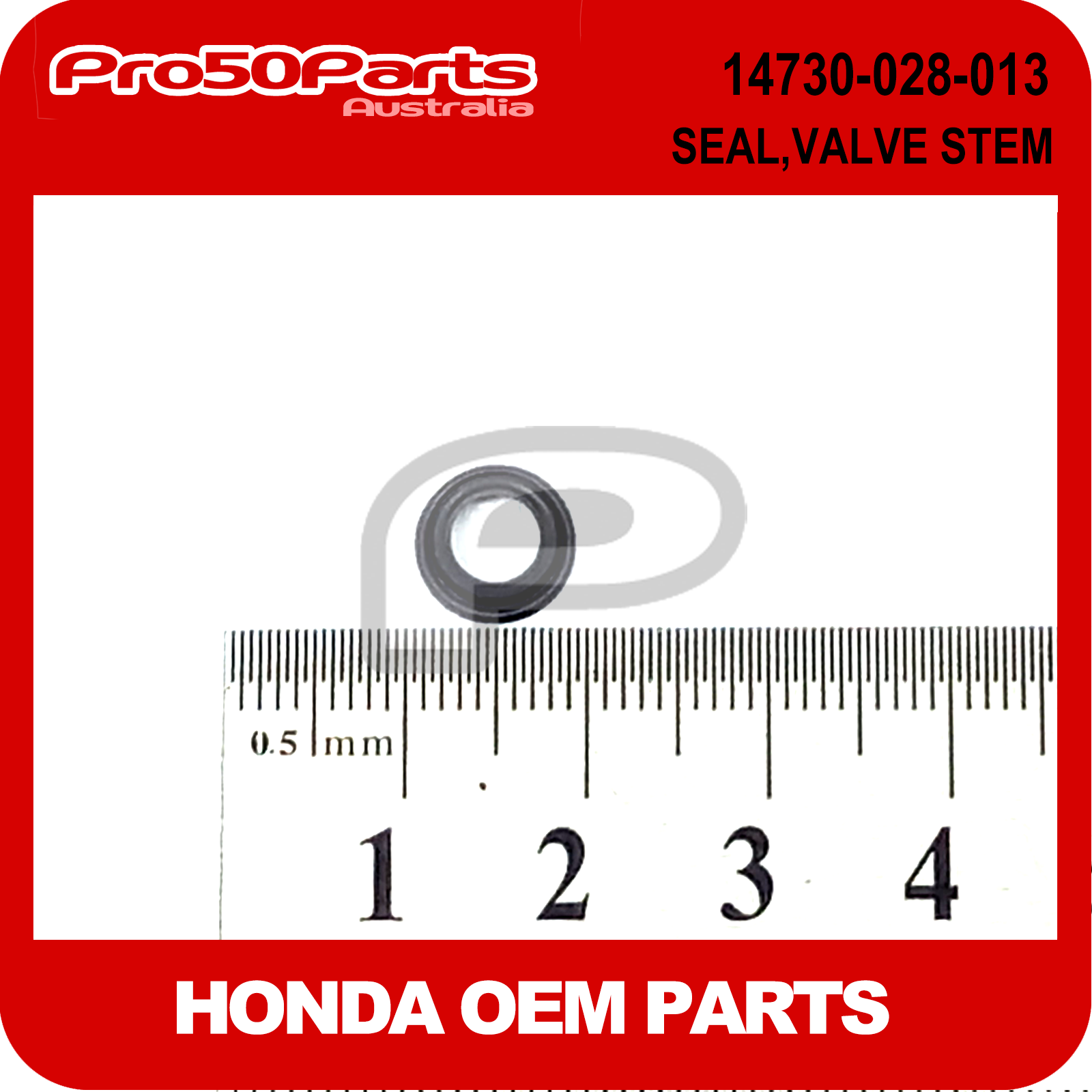 (Honda OEM) SEAL, VALVE STEM