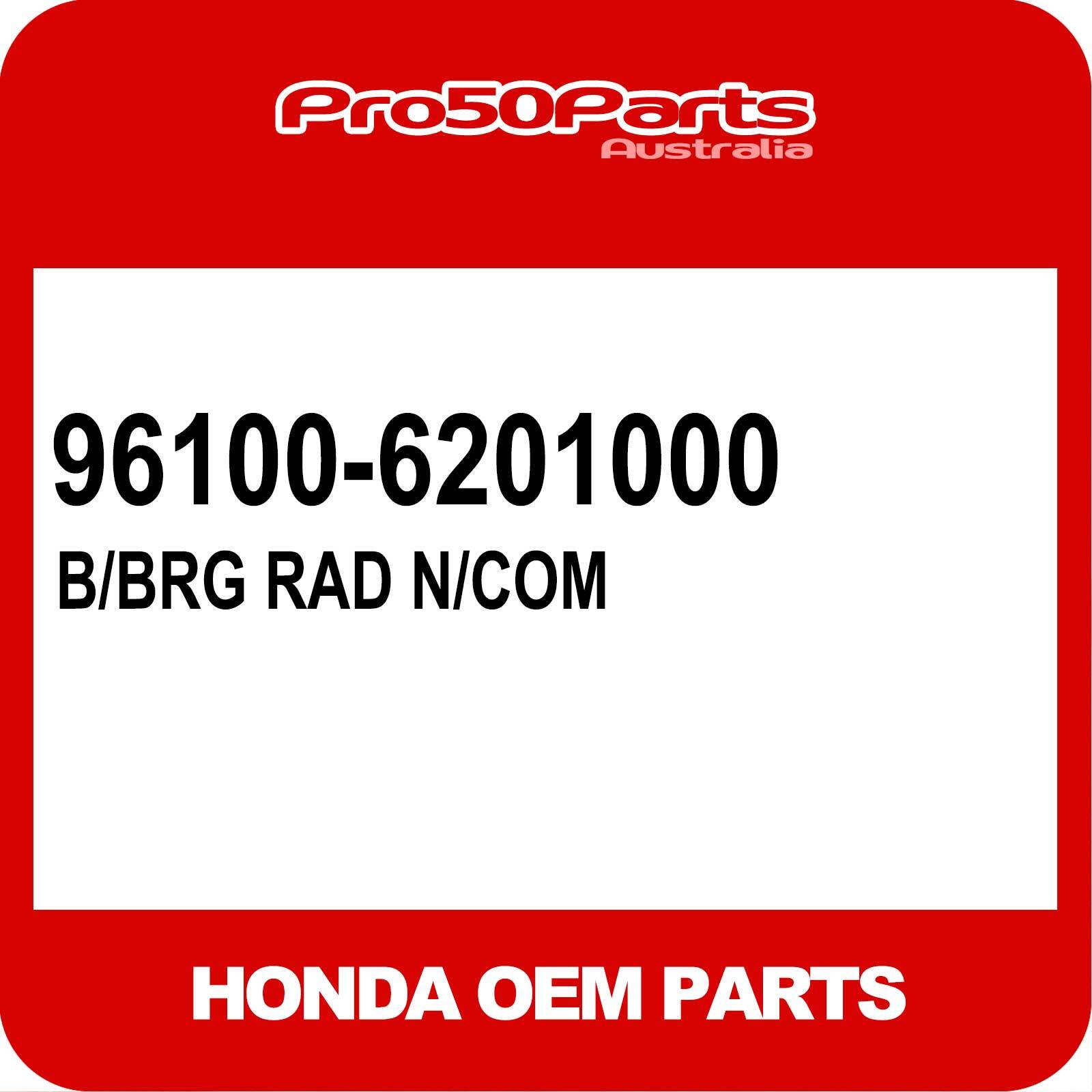 (Honda OEM) BEARING, RADIAL BALL (6201)