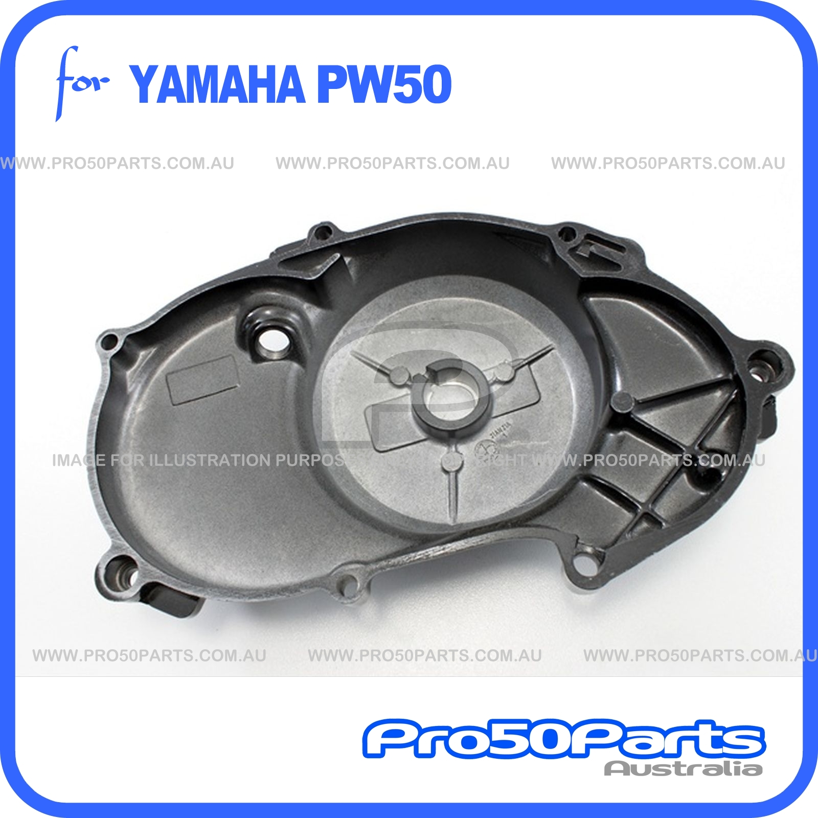 Yamaha PW50 - Cover, Crankcase 2, Clutch Cover