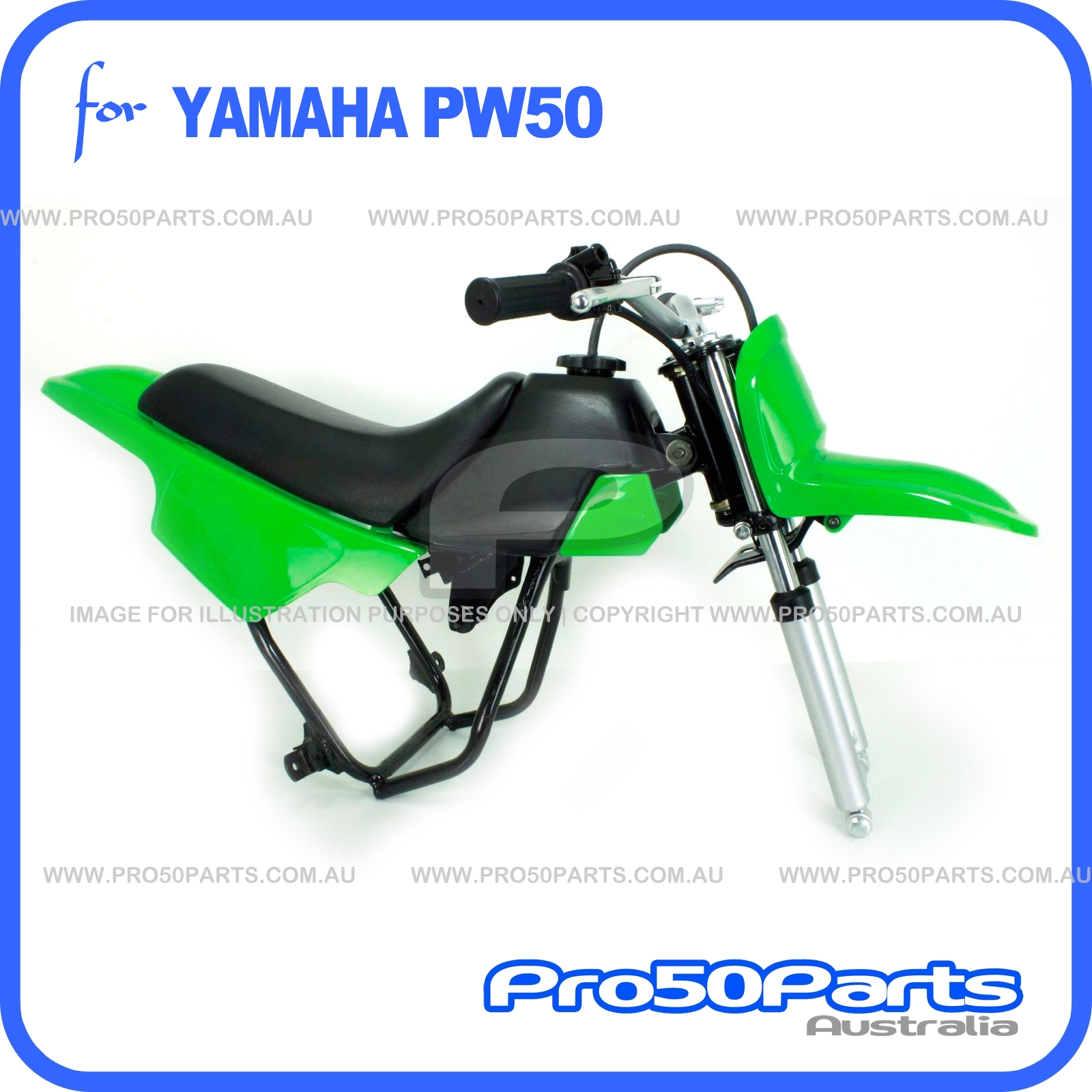 Yamaha PW50 - Fender Cover Set (Green)