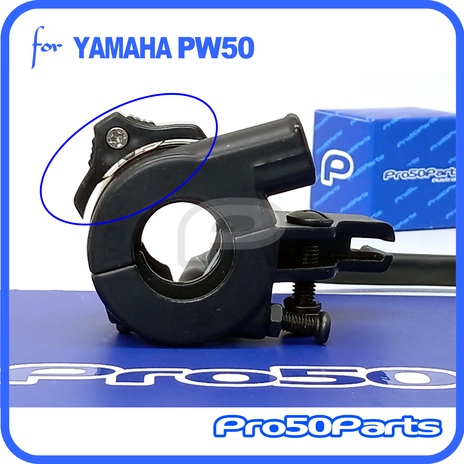 Yamaha PW50 - On/Off Switch Kit, Throttle Housing