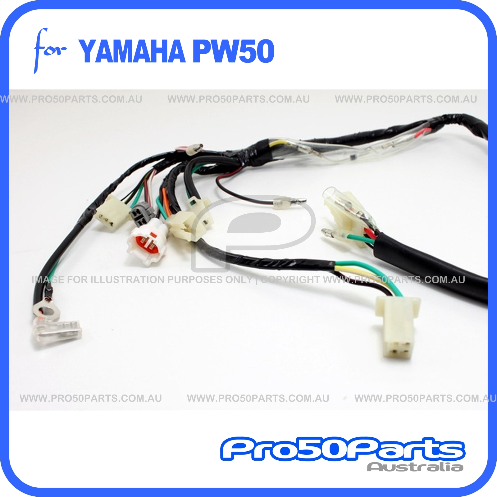 Yamaha PW50 - Wire Harness Assembly, 1981-1997