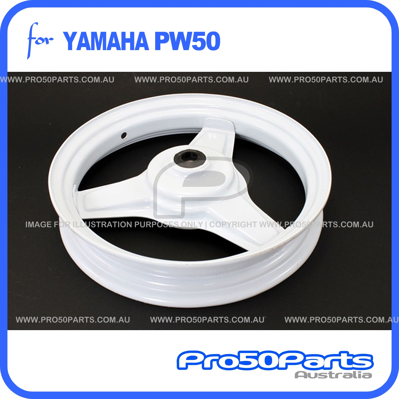 Yamaha PW50 - Front Wheel Comp, Front Rim, Front Tyre