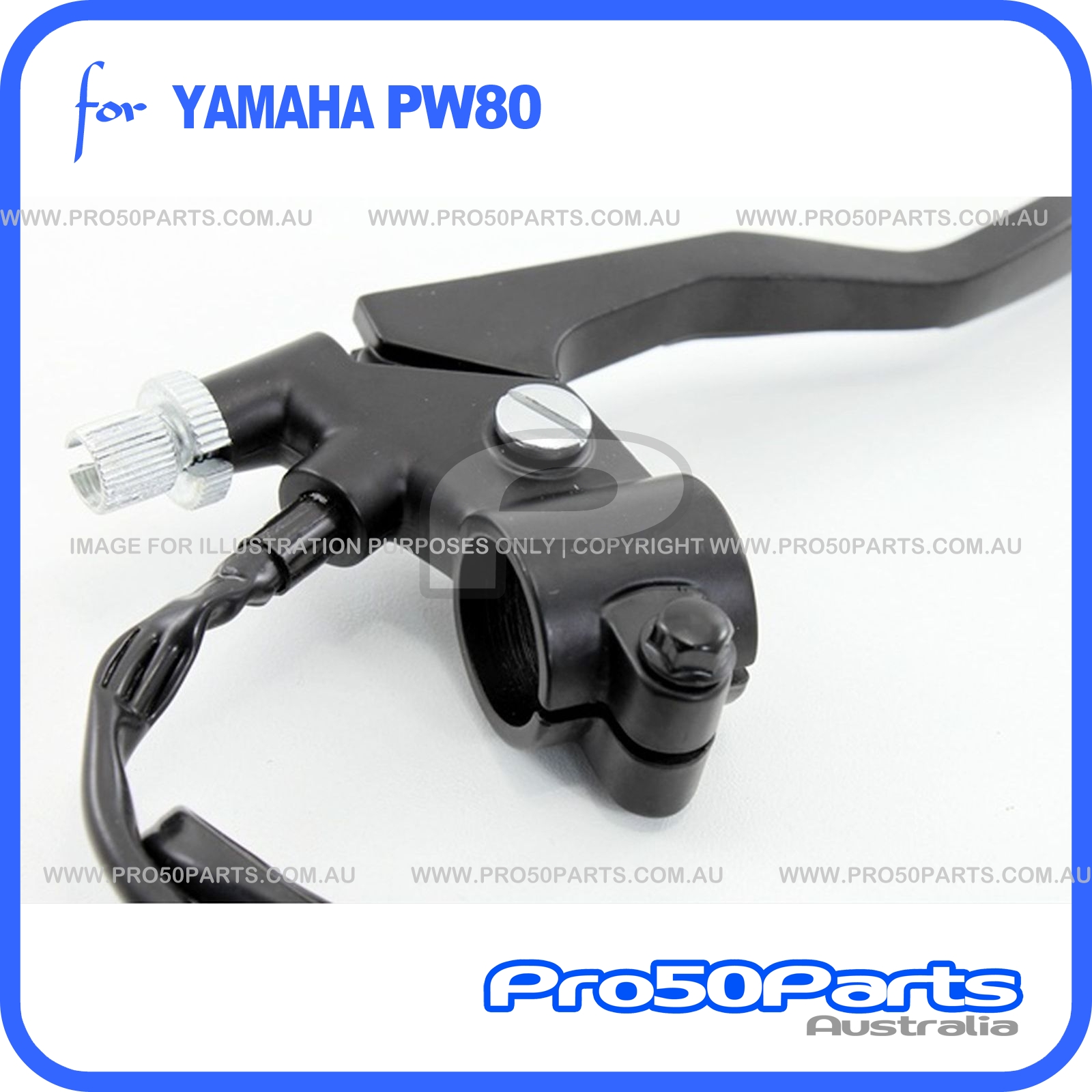 Yamaha PW80 Brake Lever, Lever Perch Bracket
