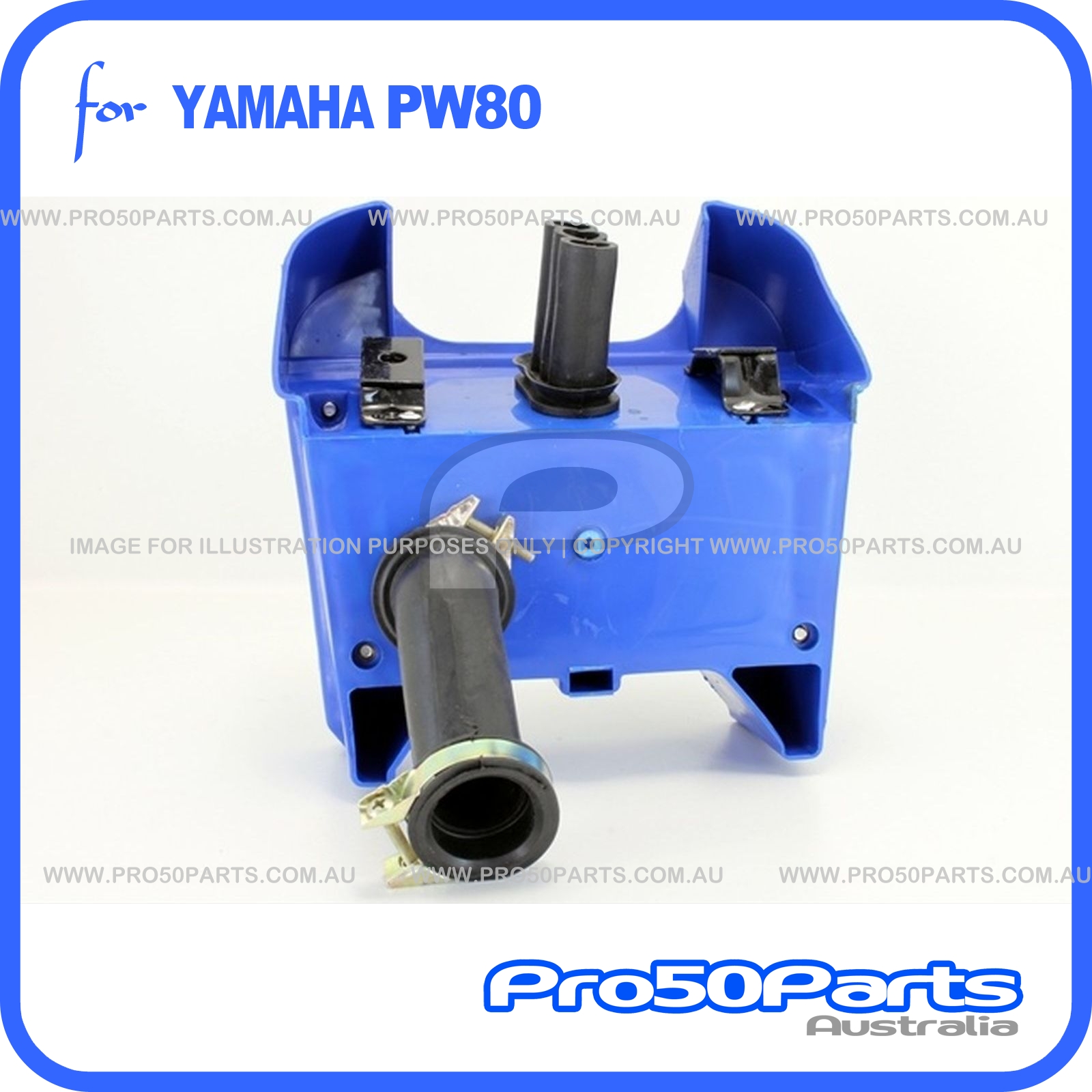 Yamaha PW80 Air Cleaner, Air Filter, Air Box