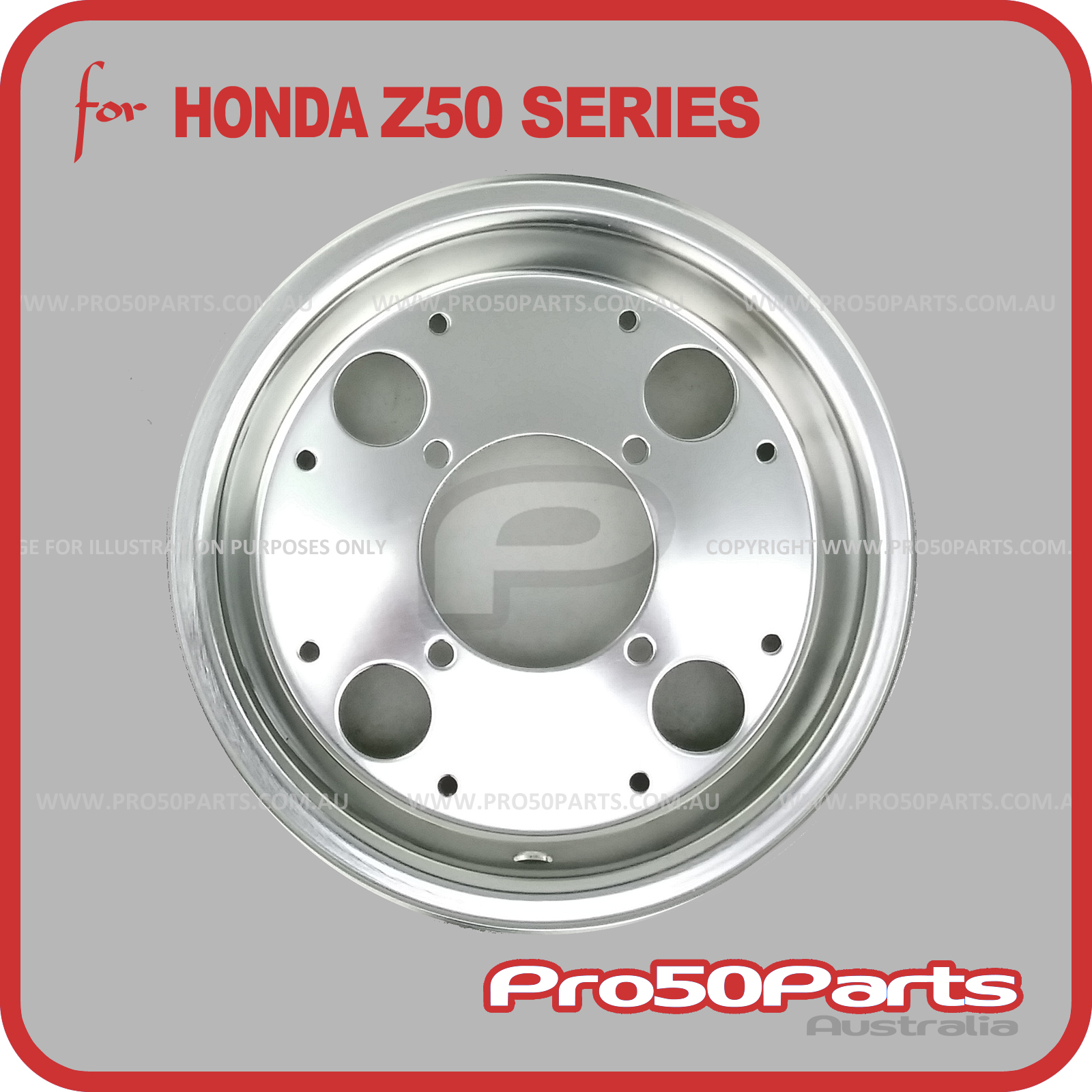 (Z50) - Rim 2.5 x 8" (CNC Alloy)