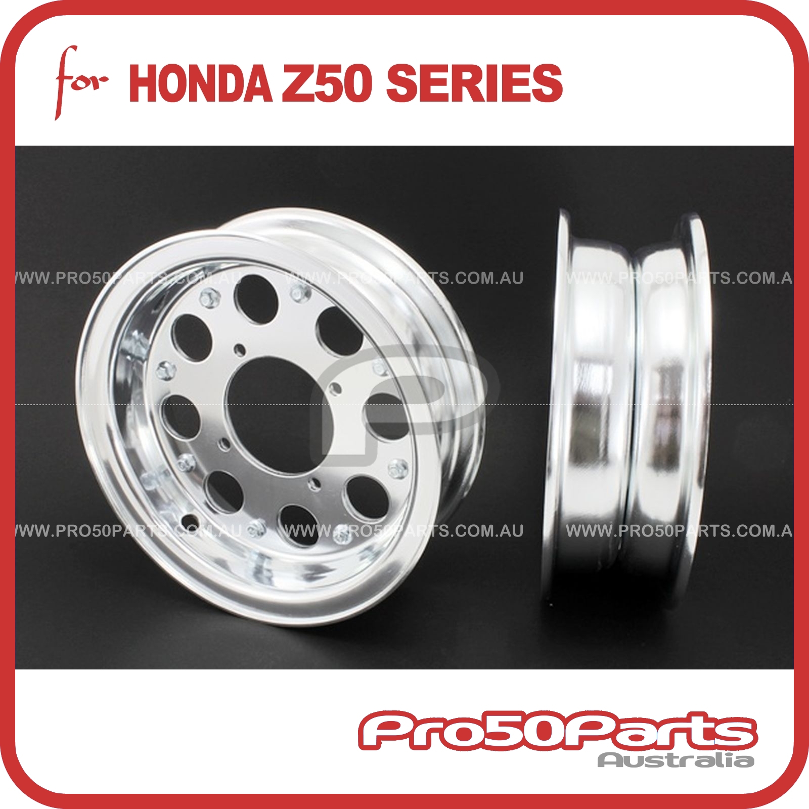 Honda Aftermarket Z50 Alloy Front or Rear Wheel Rim