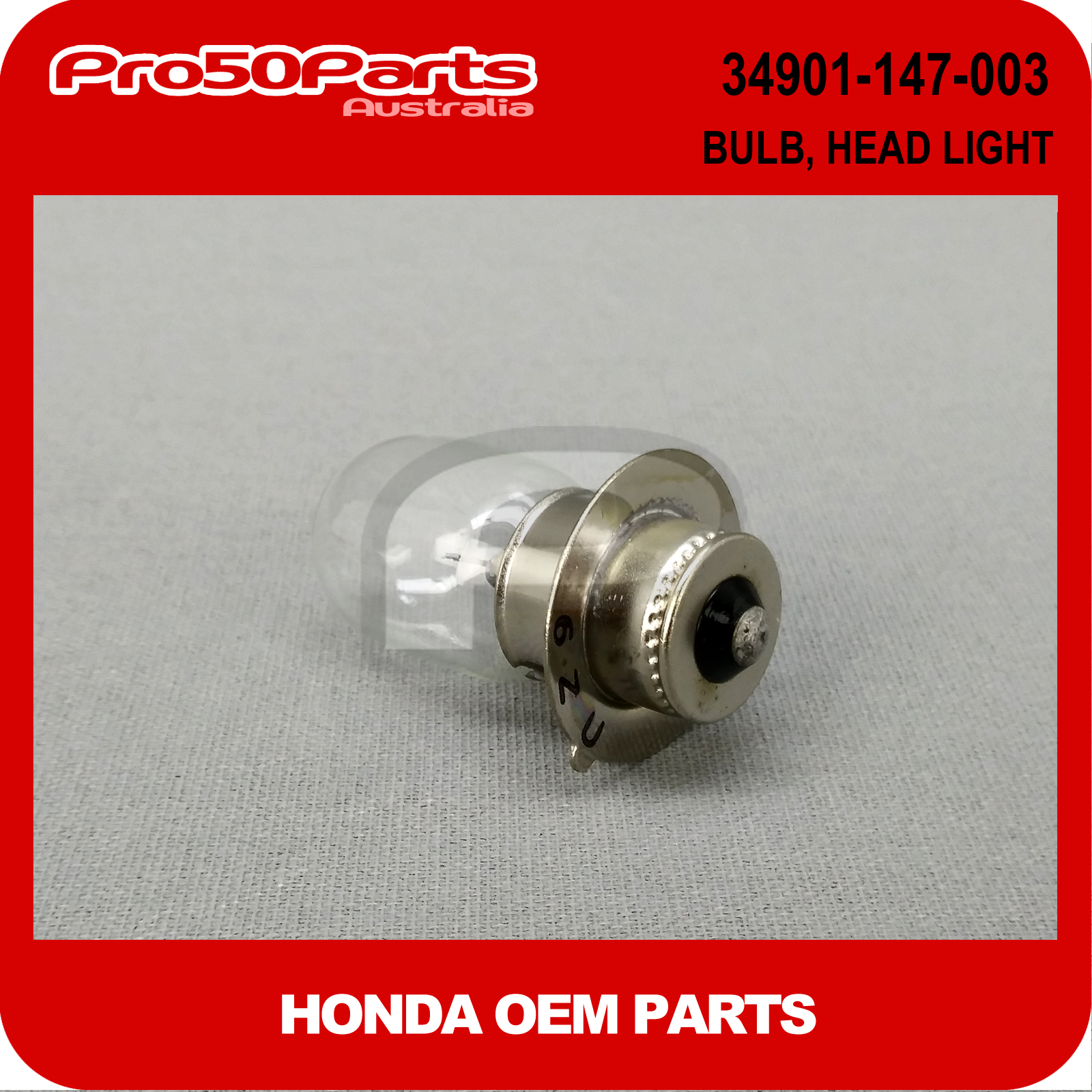 (Honda OEM) Z50J1 - Bulb, Headlight (6v,5w)