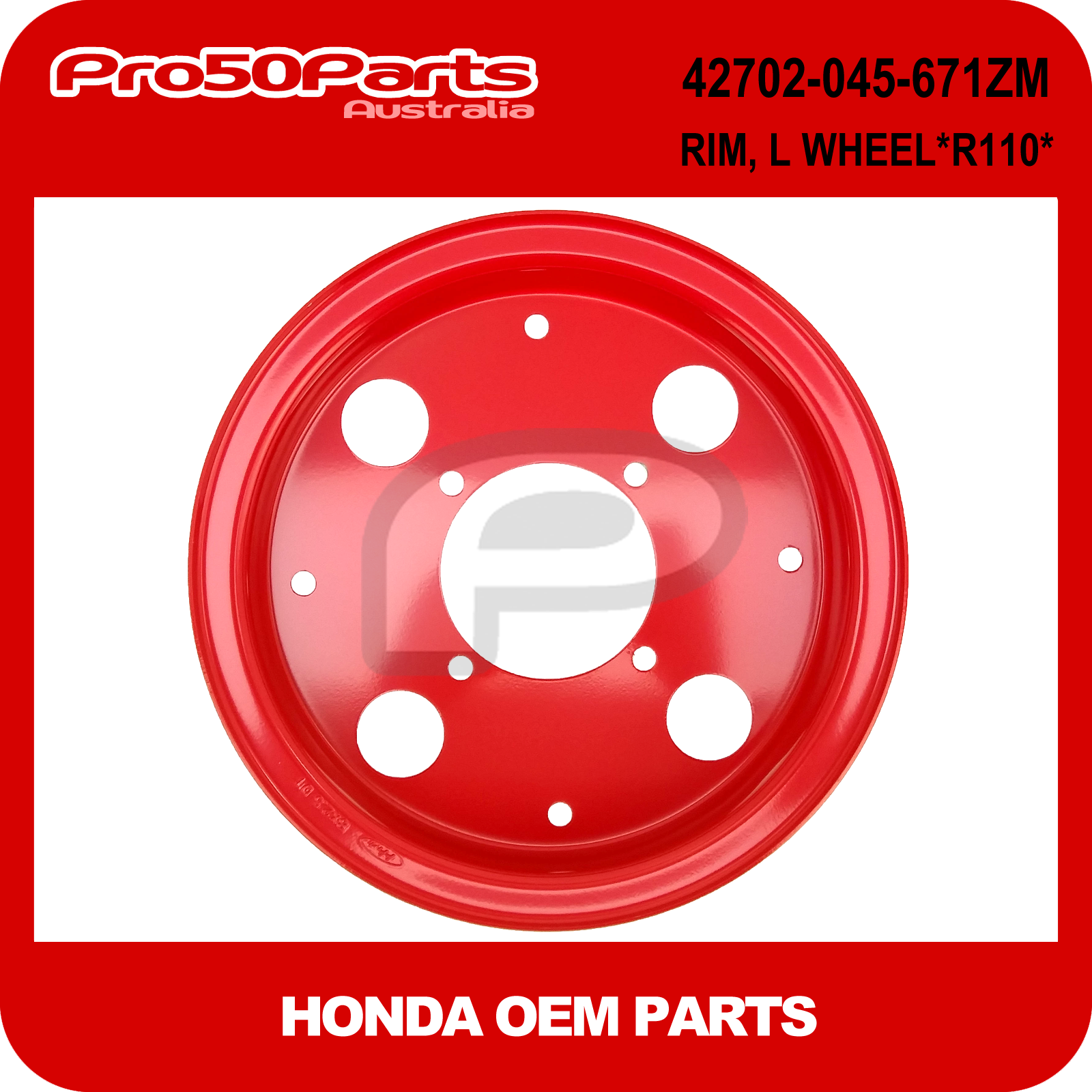 (Honda OEM) Z50 - RIM, L.WHEEL *R110*