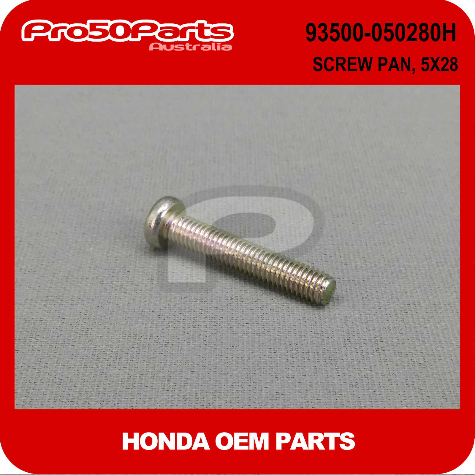 (Honda OEM) Z50 - Screw, Pan, (5x28)