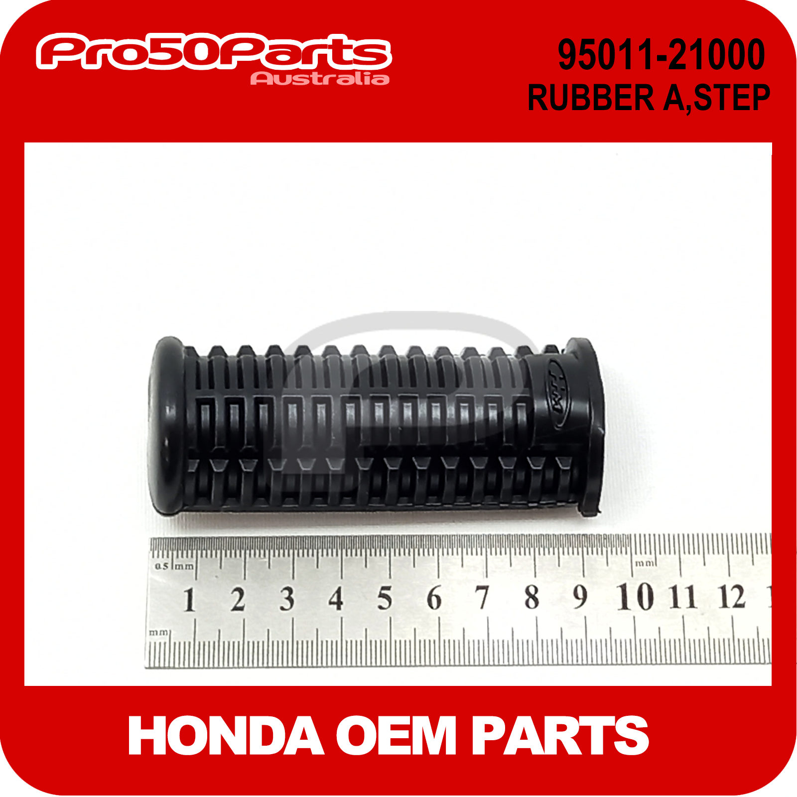 (Honda OEM) RUBBER A, STEP