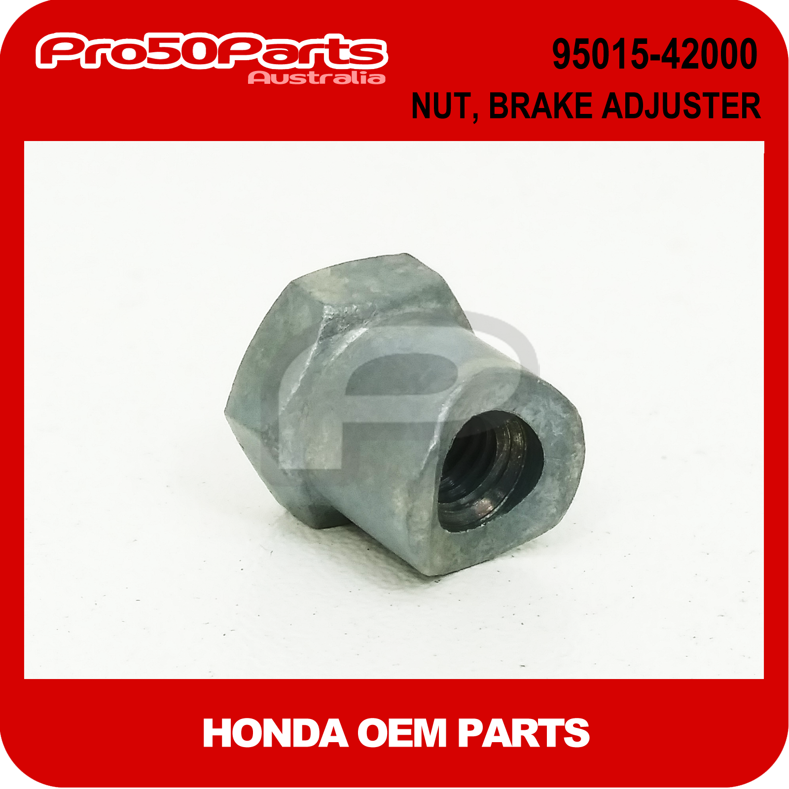 (Honda OEM) NUT B, BRAKE ROD ADJUST