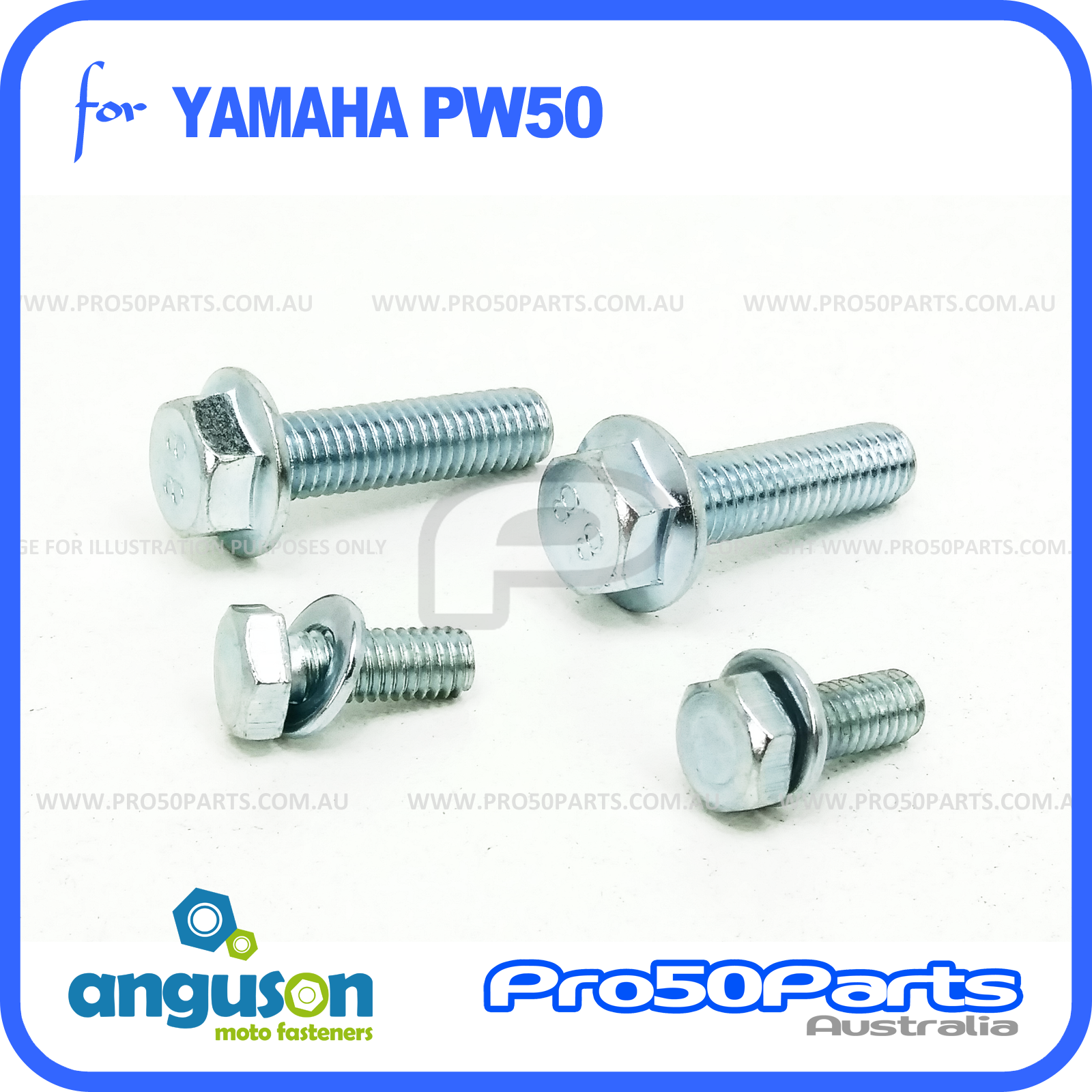Yamaha PW50 - Bolt Kit, Shock Absorber