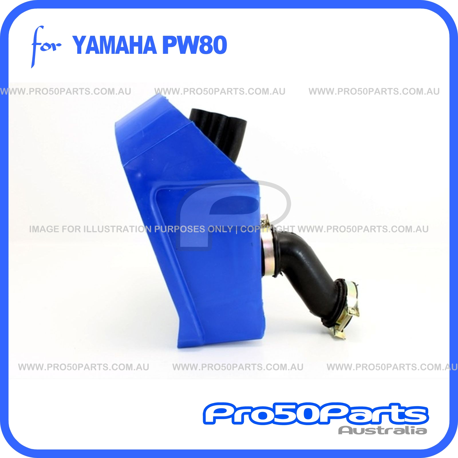 Yamaha PW80 Air Cleaner, Air Filter, Air Box