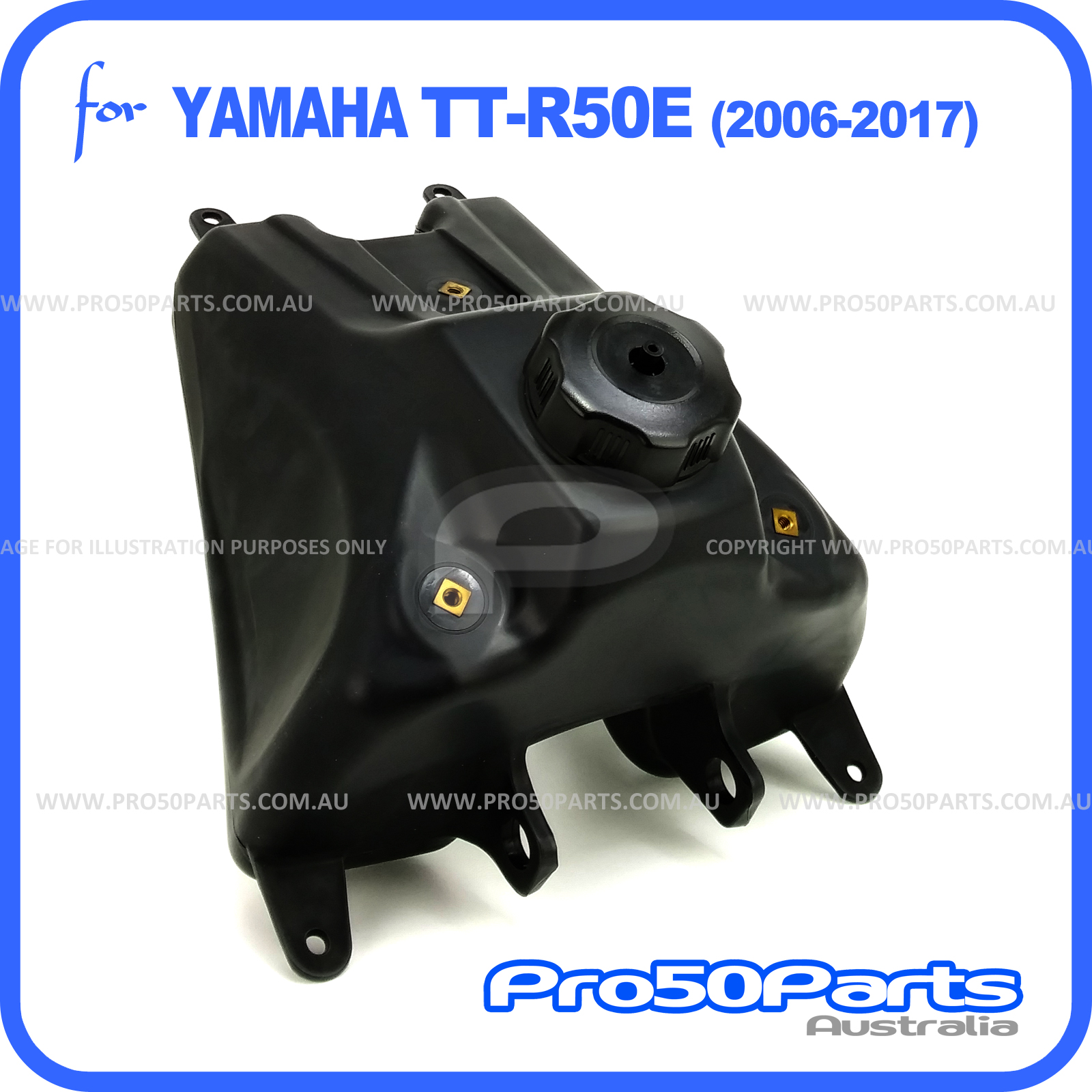 (TT-R50E) - Fuel Tank (Black Colour)
