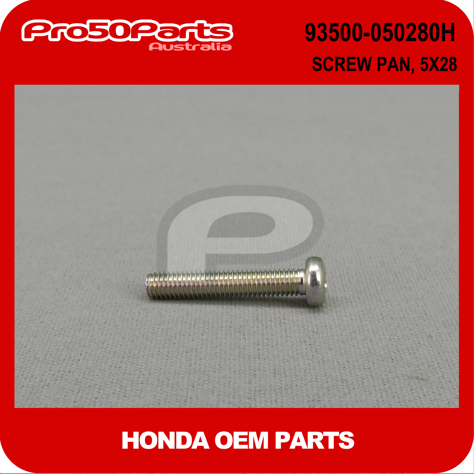 (Honda OEM) Z50 - Screw, Pan, (5x28)