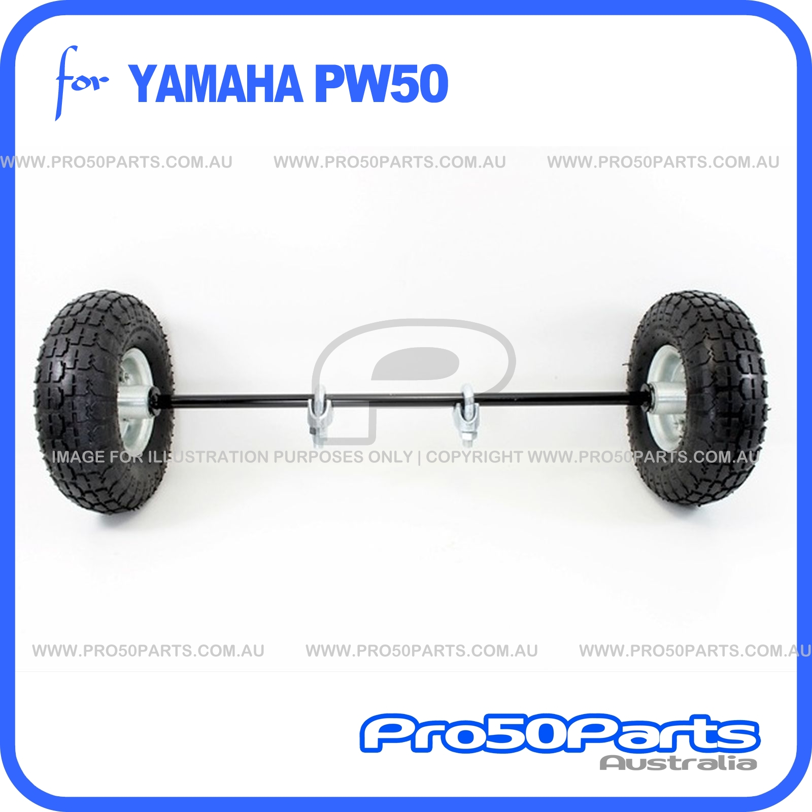 Yamaha PW50 - Training Wheel, Centre Mounted