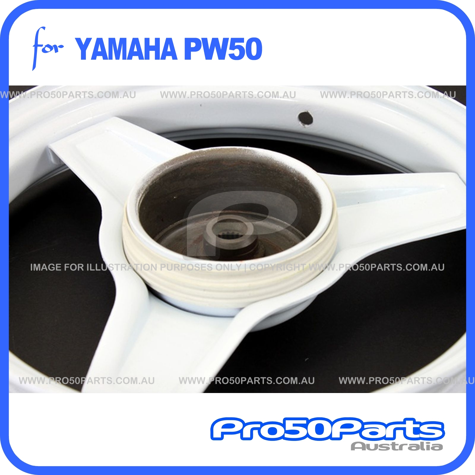 Yamaha PW50 - Rear Wheel Comp