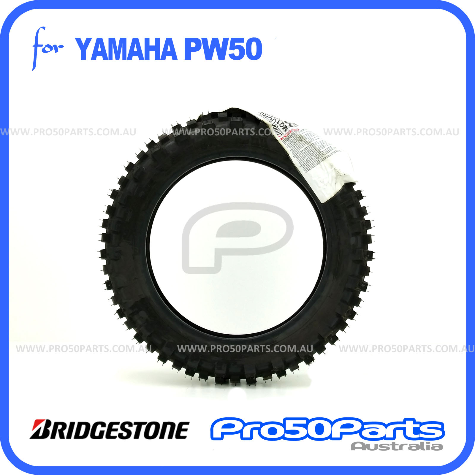 (PW50) - Front Wheel Set (Bridgestone Tyre)