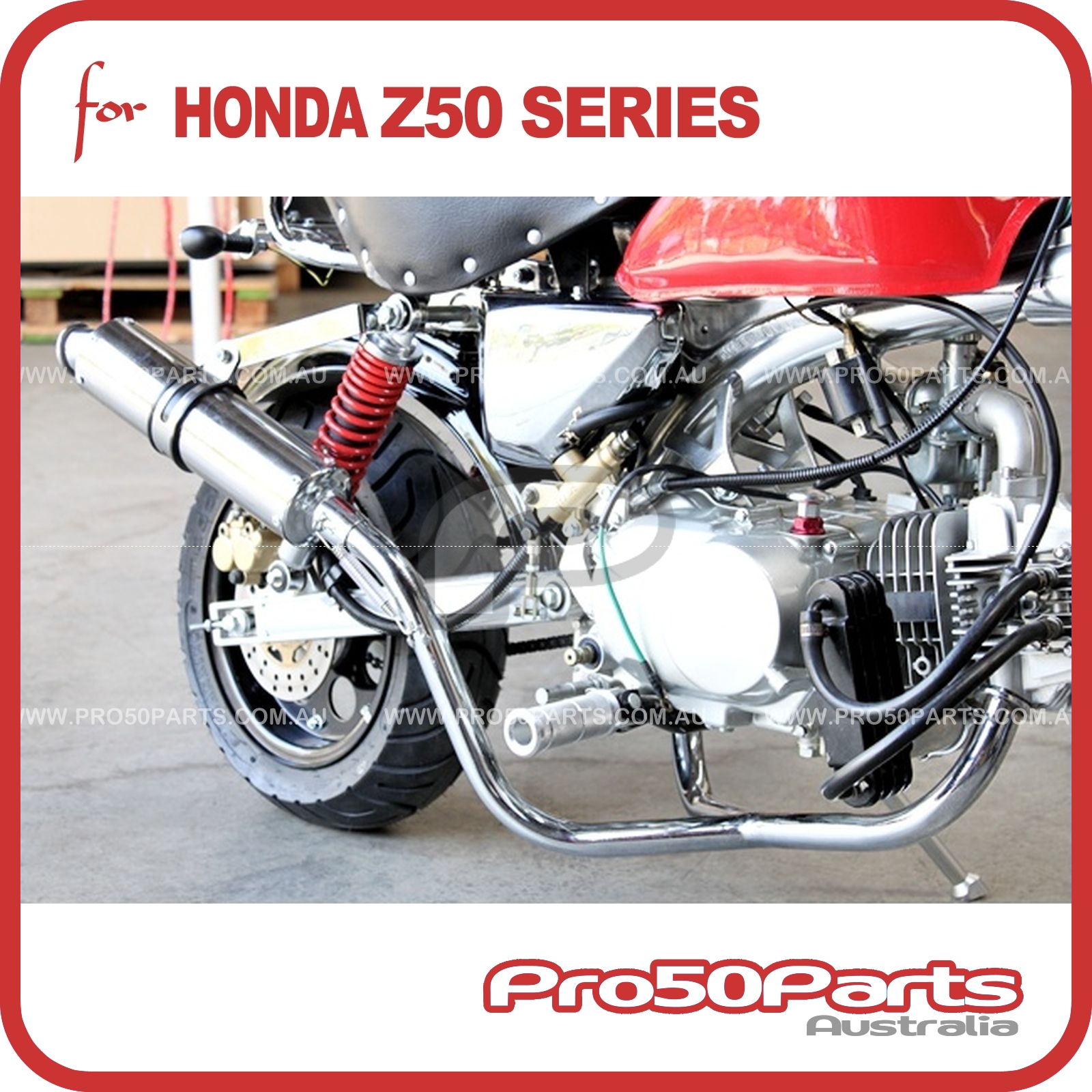 Honda Aftermarket Z50 Alloy CNC Rear Carrier Rack